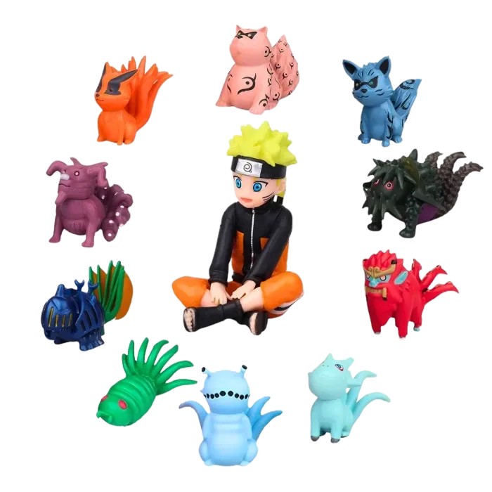 Figurine " Naruto & les Bijuu " | Naruto - Saiko-Shop